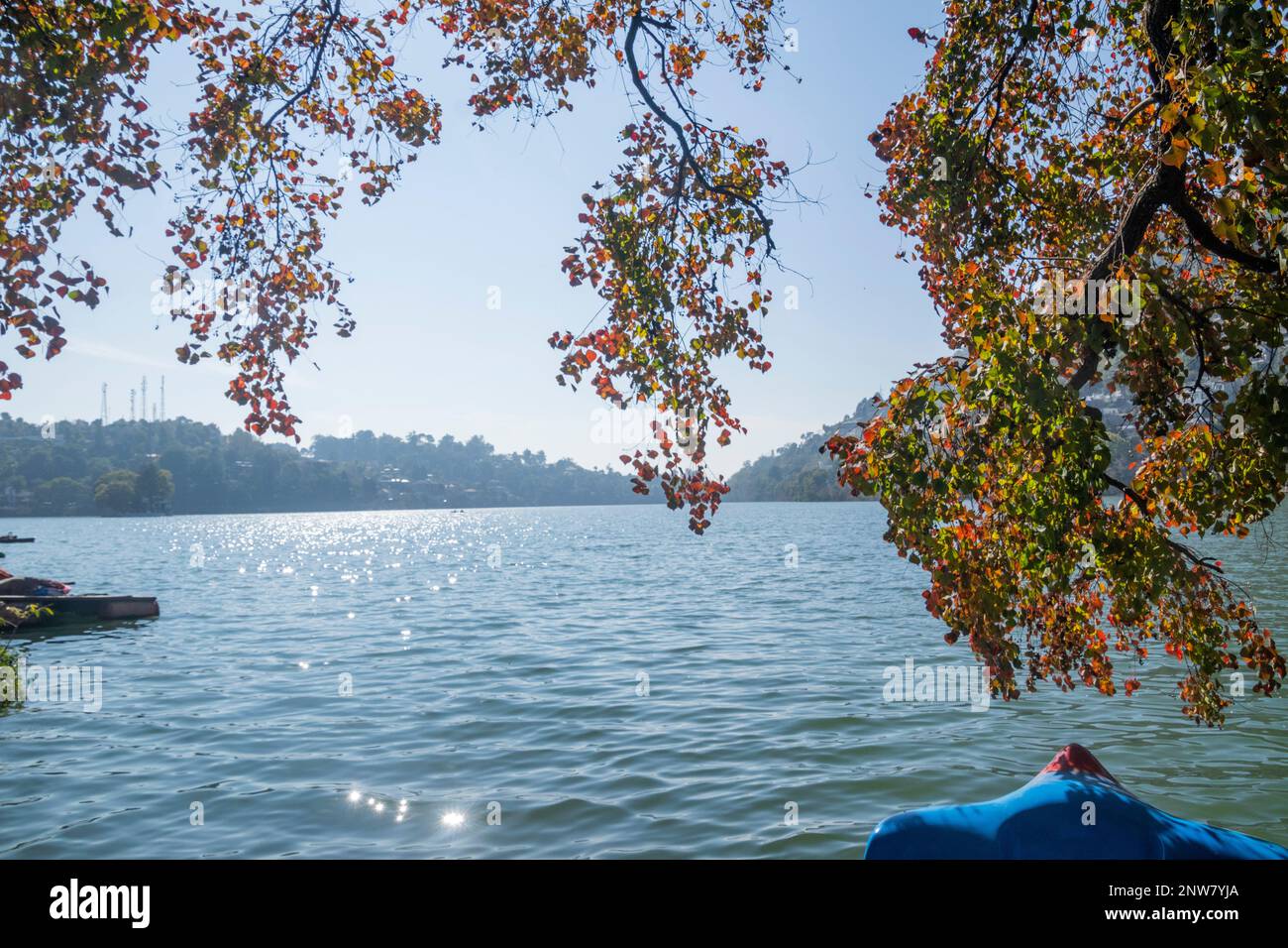 Various views of the Bhimtal lake , Uttarakhand Stock Photo - Alamy