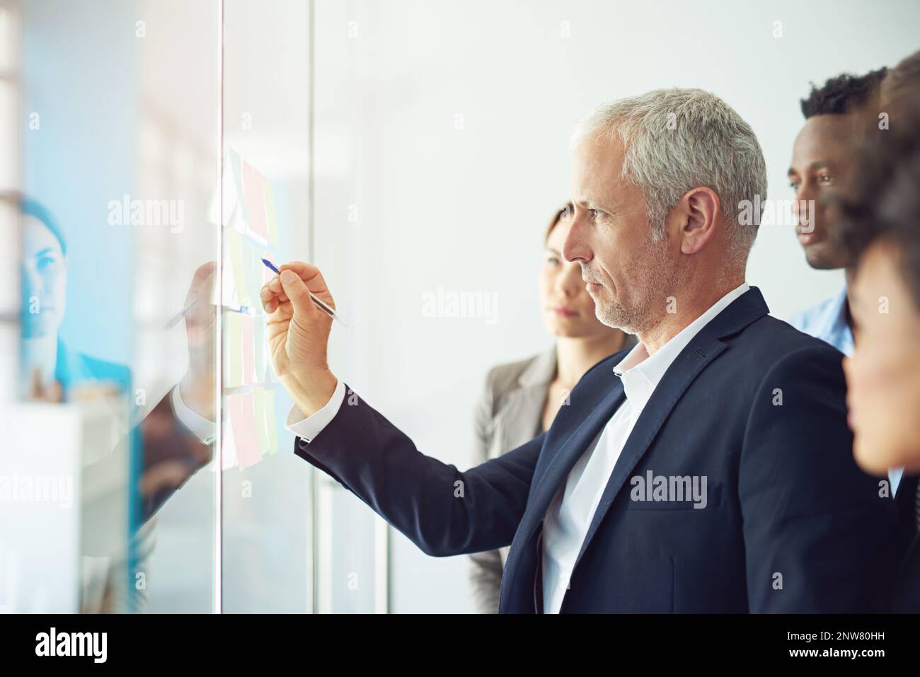 Turning their vision into reality. Shot of a group of colleagues having ...