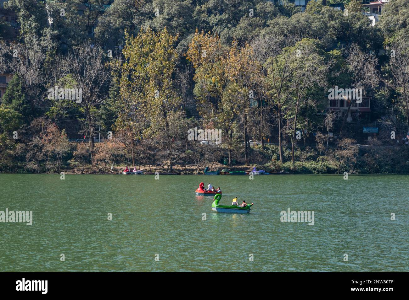 Various views of the Bhimtal lake , Uttarakhand Stock Photo - Alamy