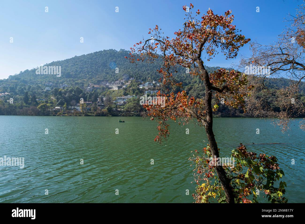 Various views of the Bhimtal lake , Uttarakhand Stock Photo - Alamy