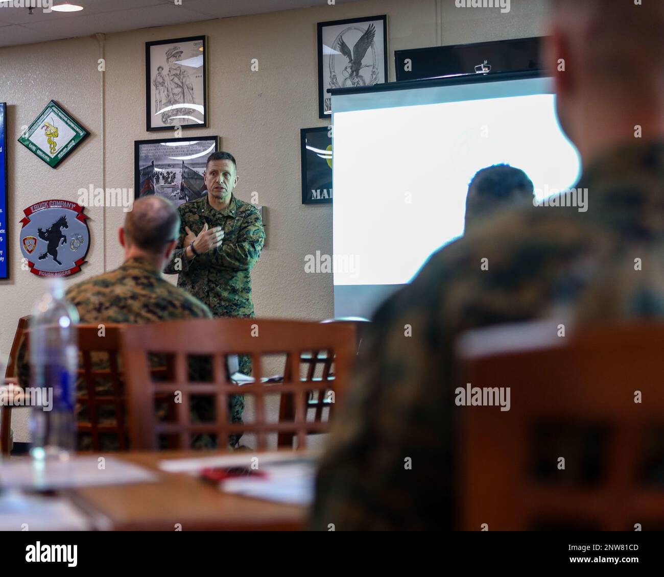 U.S. Marine Brig. Gen. Fridrik Fridriksson, commanding general of 3rd ...