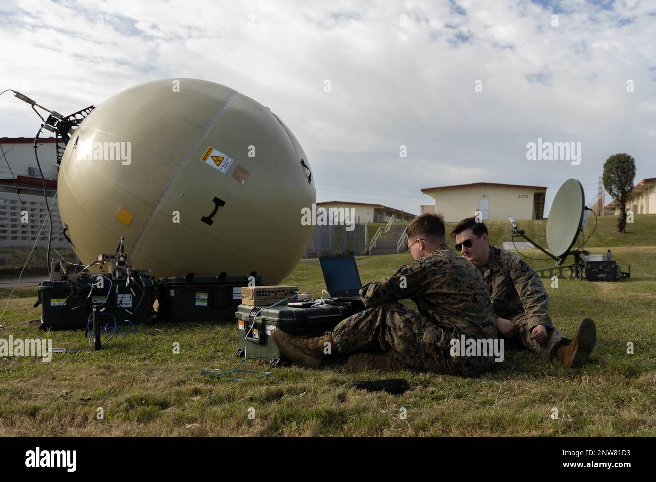 U.S. Marine Corps Cpl. Christopher Hill, left, and Lance Cpl. Clayton ...