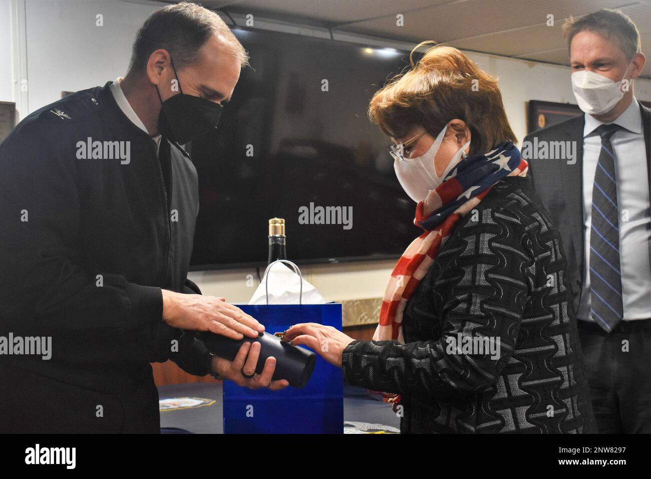 OTARU, Japan (February 7, 2023) Capt. Warren Smith, Commanding Officer ...