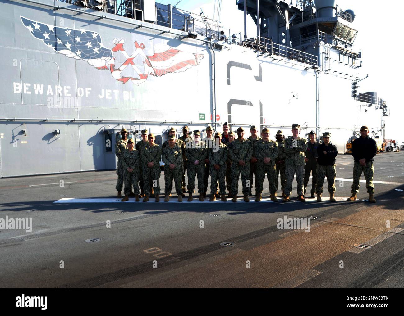 (230121-N-FY142-0032) OKINAWA, Japan (January 21, 2023) - Sailors with ...