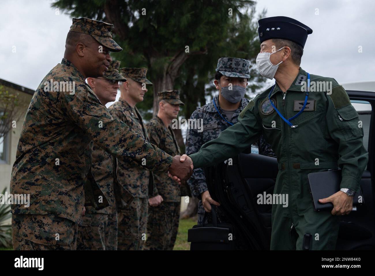 U.S. Marine Corps Col. Robert Guice, commanding officer of Marine Air ...