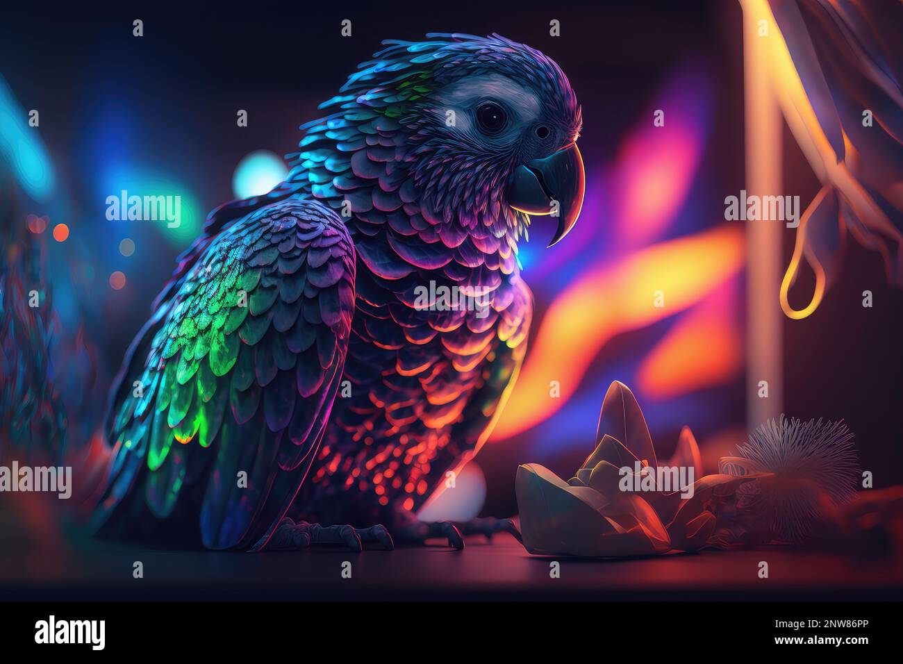 Cyberpunk bird hi-res stock photography and images - Alamy