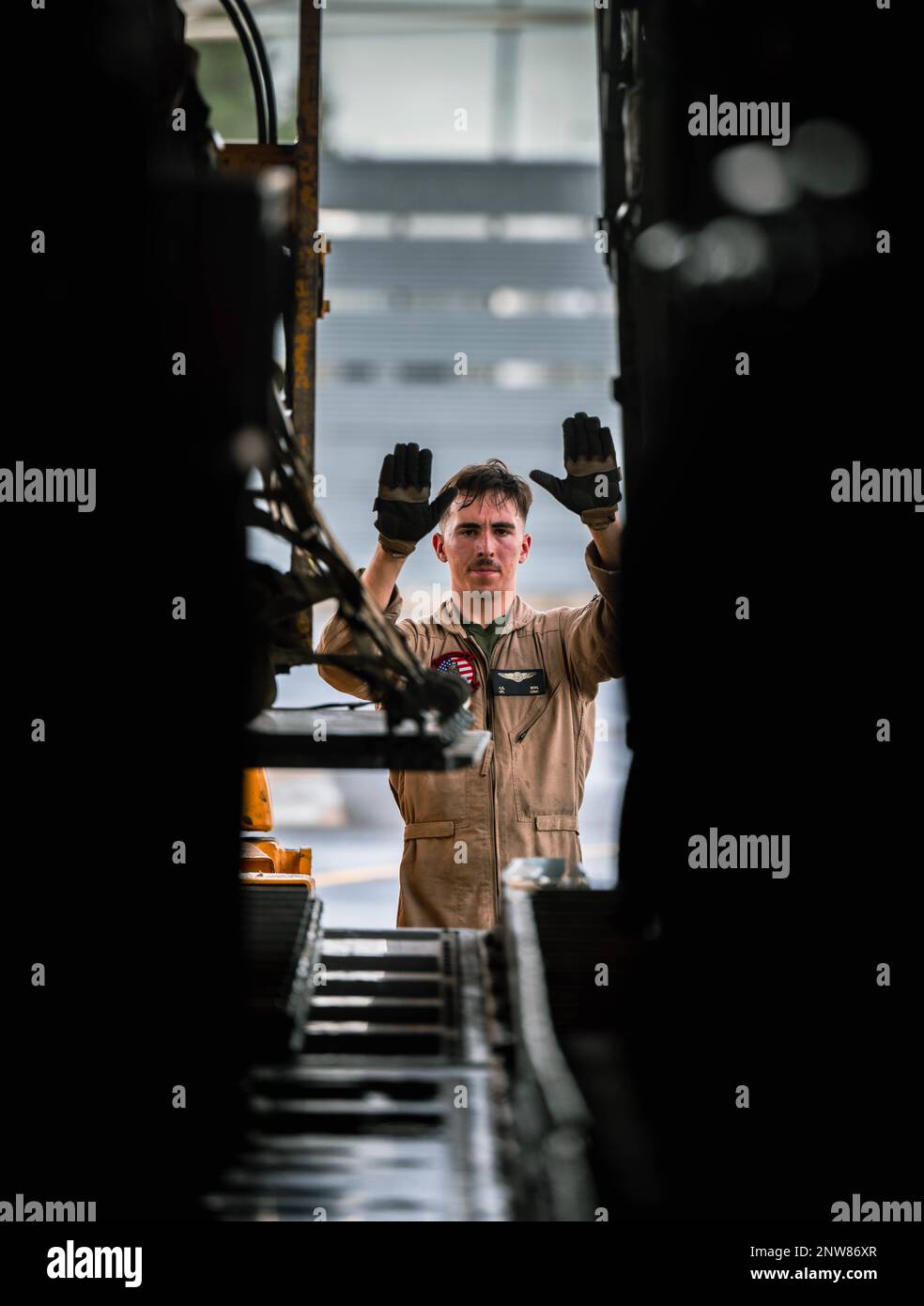 U.S. Marine Corps Cpl. Alexander Berg, Marine Aerial Refueler Transport ...