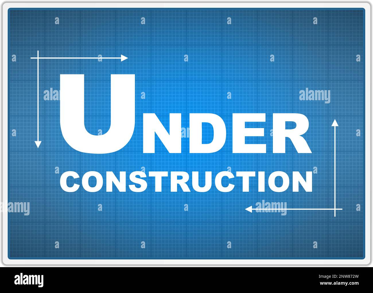 Under construction blueprint, vector eps10 illustration Stock Vector ...