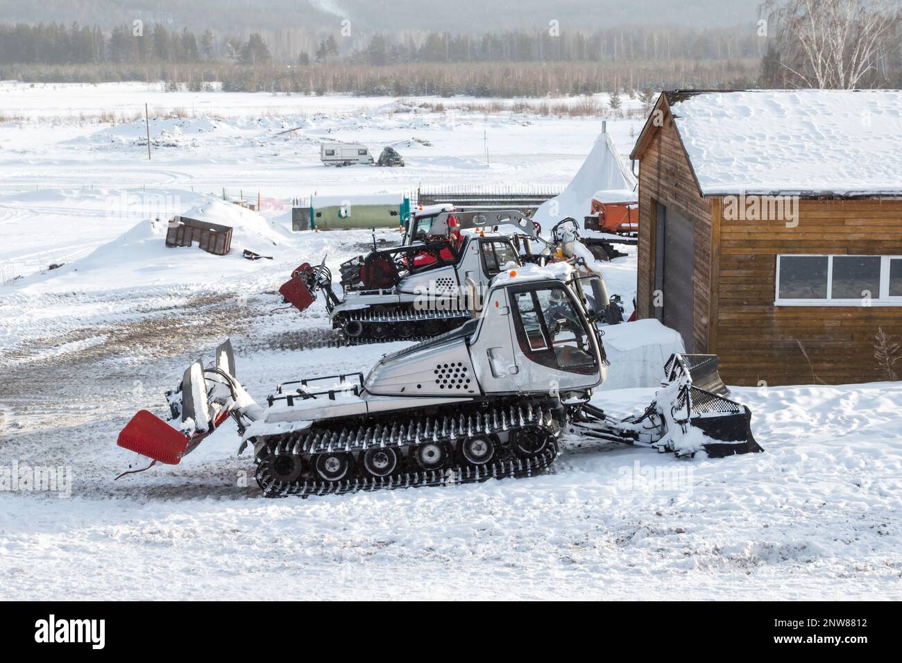 Snowcat village hi-res stock photography and images - Alamy