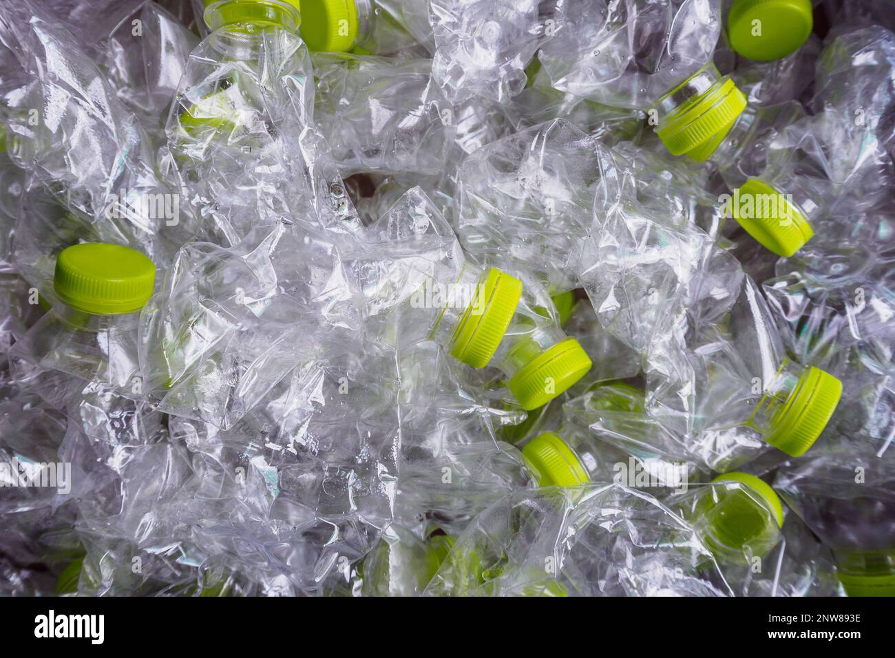 plastic bottles recycle background concept Stock Photo - Alamy