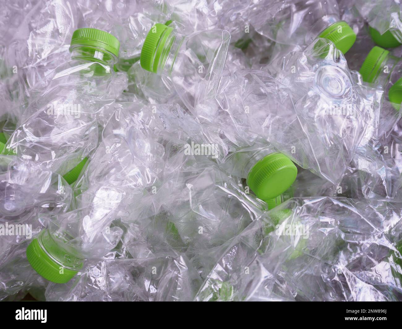 plastic bottles recycle background concept Stock Photo - Alamy