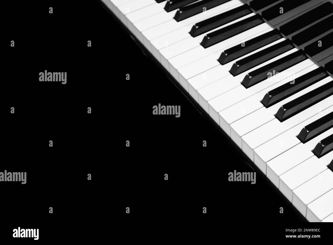 Piano keyboard background musical instrument Stock Photo - Alamy