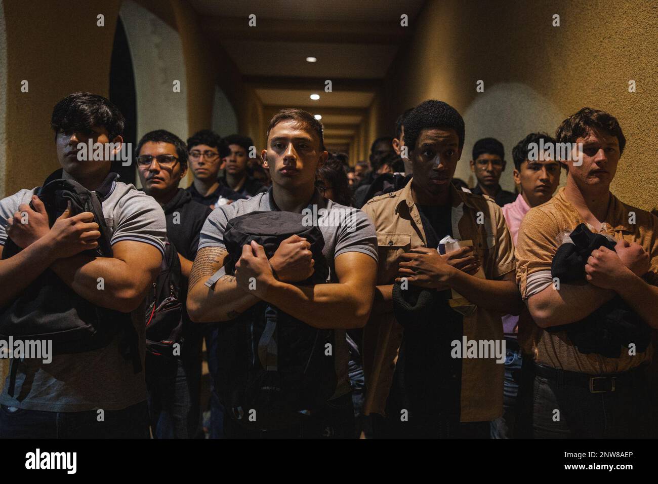 U.S. Marine Corps recruits with Fox Company, 2nd Recruit Training ...