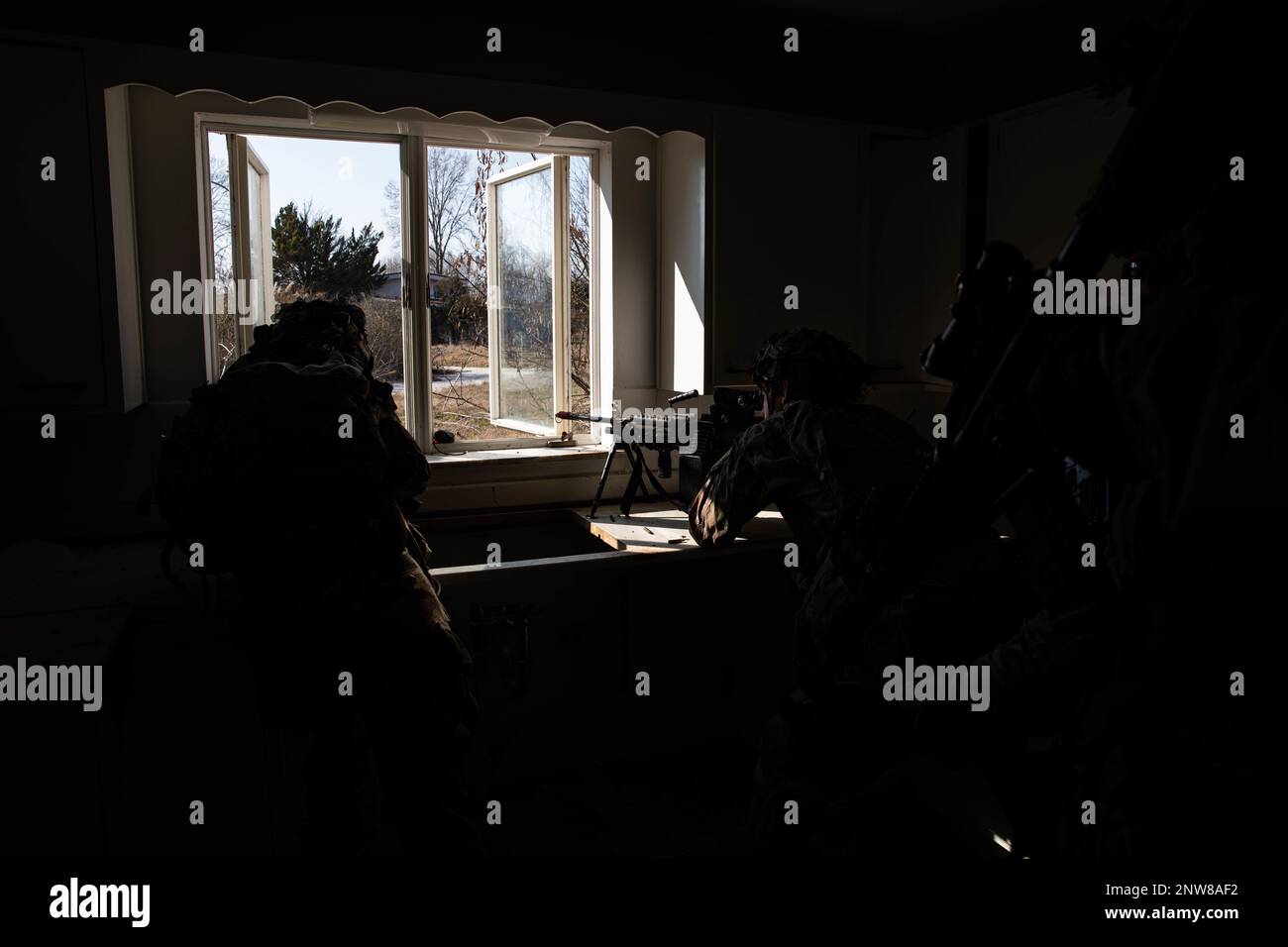 Soldiers assigned to Hard Rock Company, 1st Battalion, 502nd Infantry ...