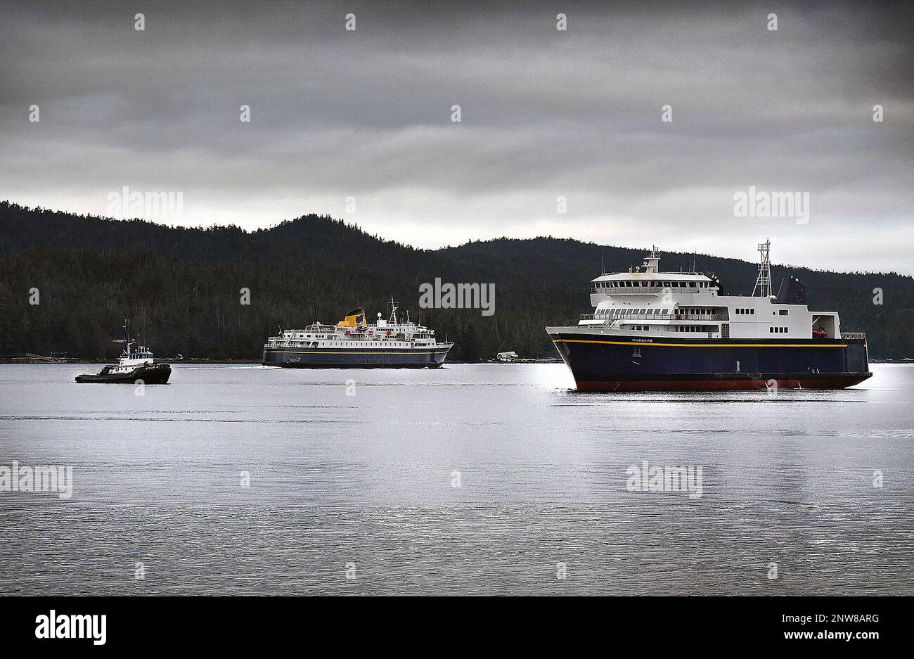 In this Tuesday, Dec. 4, 2018 photo, the new Alaska Marine Highway ...
