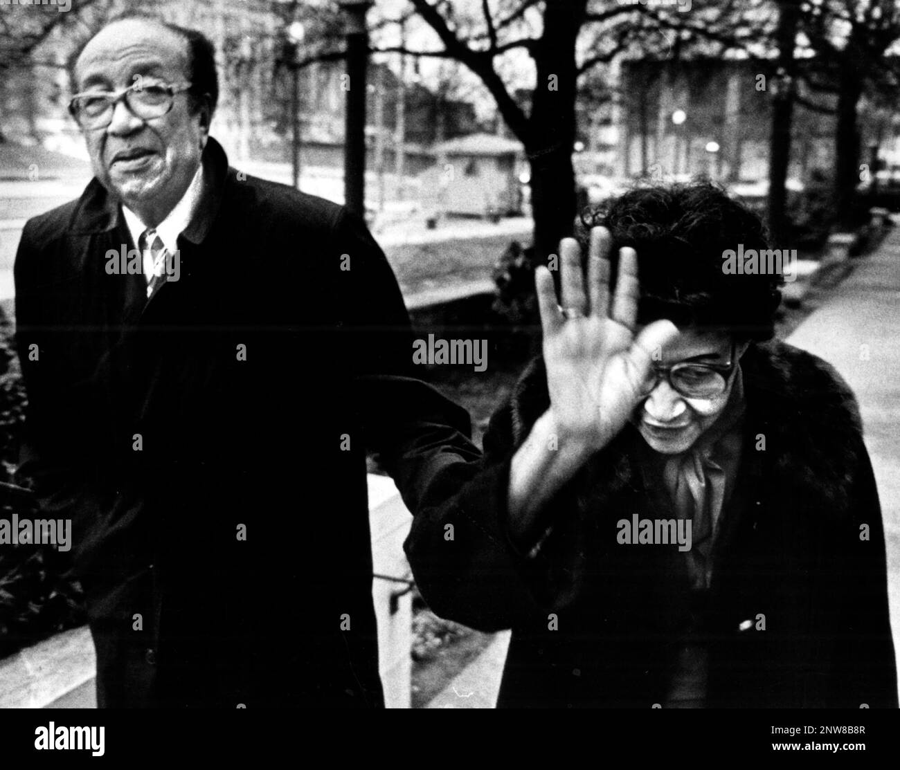 Homer and Faye Williams, parents of defendant Wayne Williams, head for ...