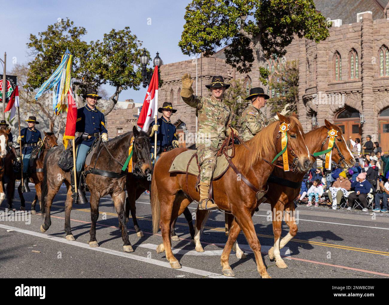 Bringing in the New Year the 1st Cavalry Division Horse Cavalry ...