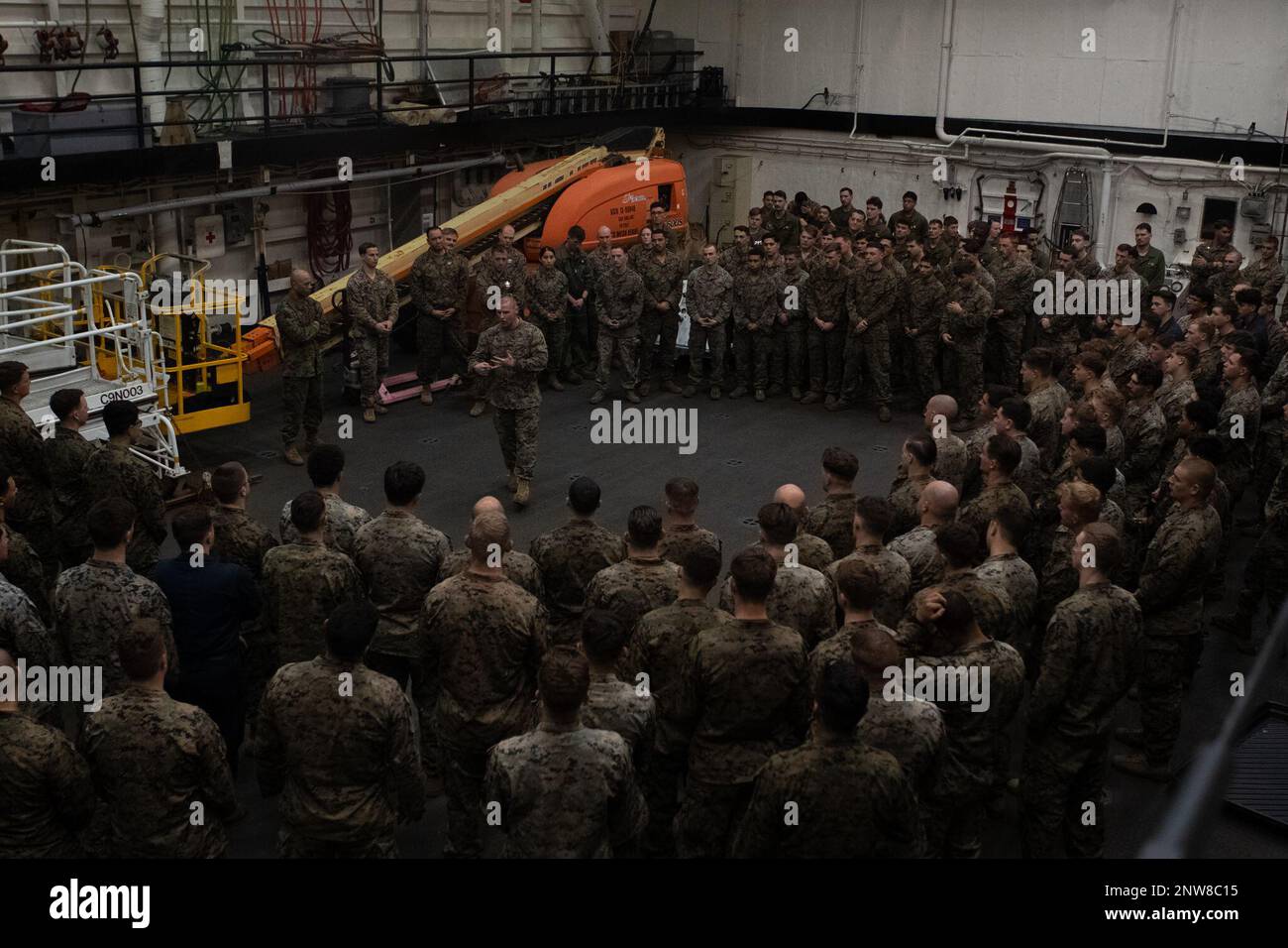 U.S. Marine Corps Sgt. Maj. James Horr, Sergeant Major of the 26th ...