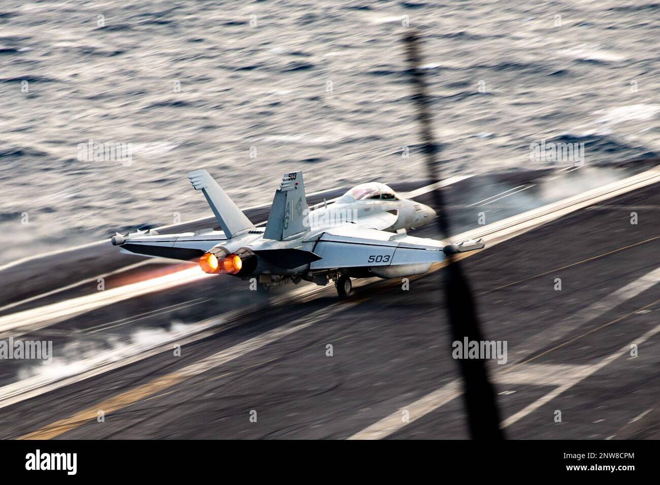 230116-N-UI066-1105 ADRIATIC SEA (Jan. 16, 2023) An E/A-18 G Growler ...