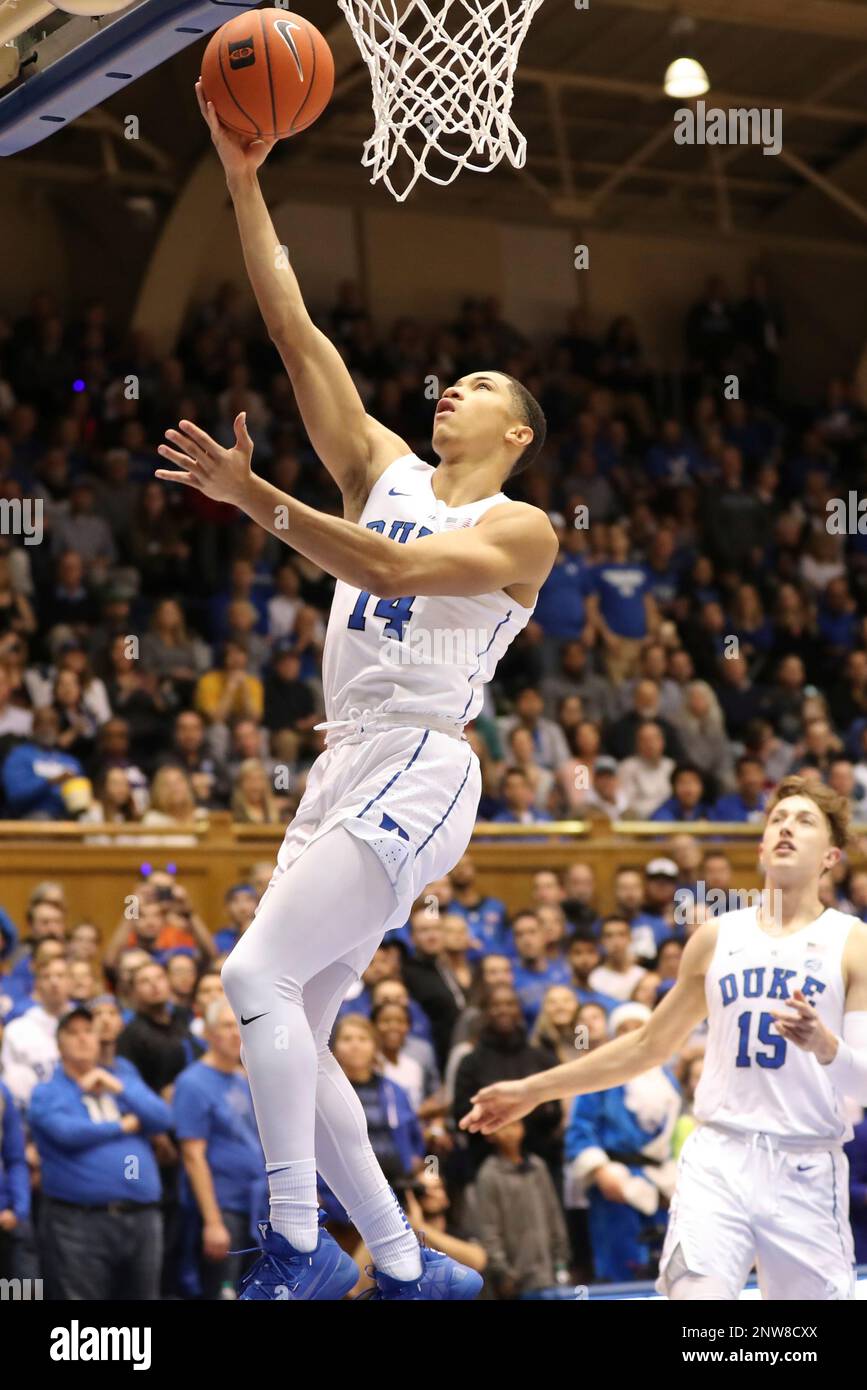 DURHAM, NC - DECEMBER 05: Duke Blue Devils guard Jordan Goldwire (14 ...