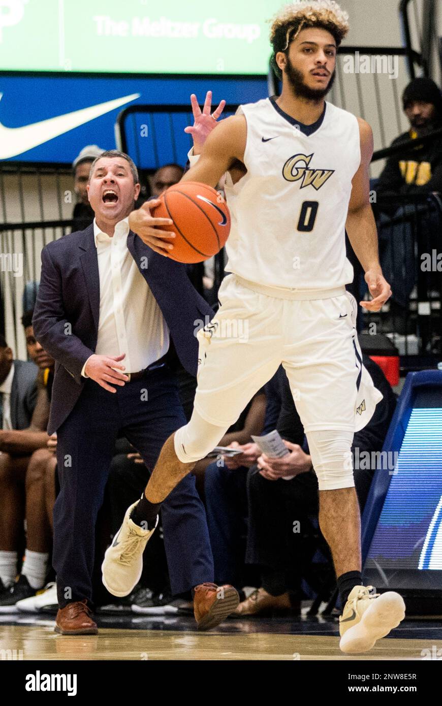 WASHINGTON, DC - DECEMBER 05: Towson coach Pat Skerry yells out to his ...
