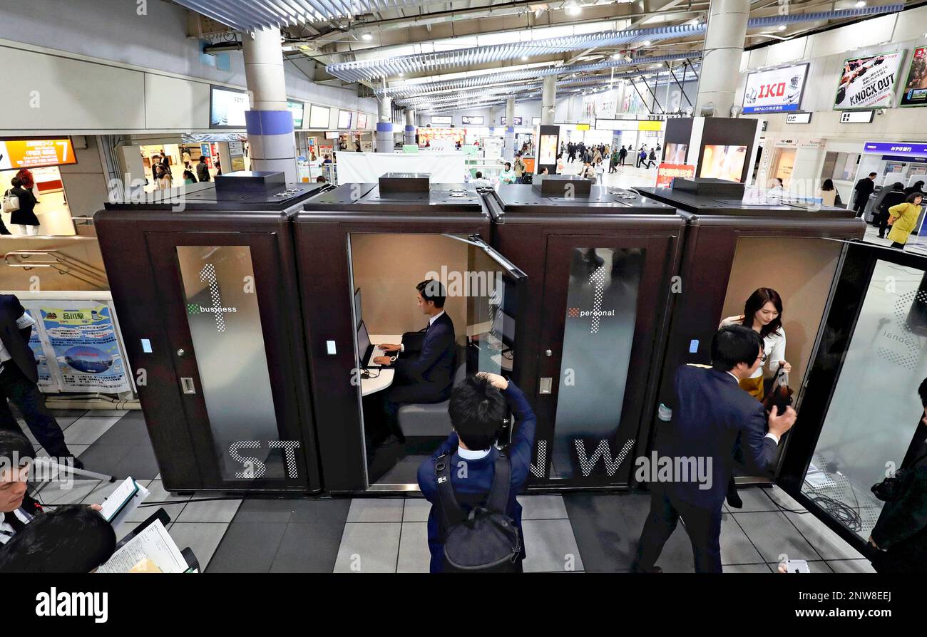 East Japan Railway Co. (JR East) unveils "Station Booth,", private ...
