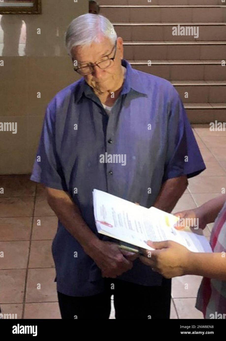 In this Dec. 5, 2018, photo released by the Bureau of Immigration ...