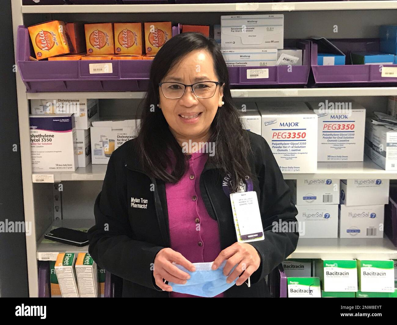 The U.S. Navy recently named My Lan Tran, supervisory pharmacist at ...