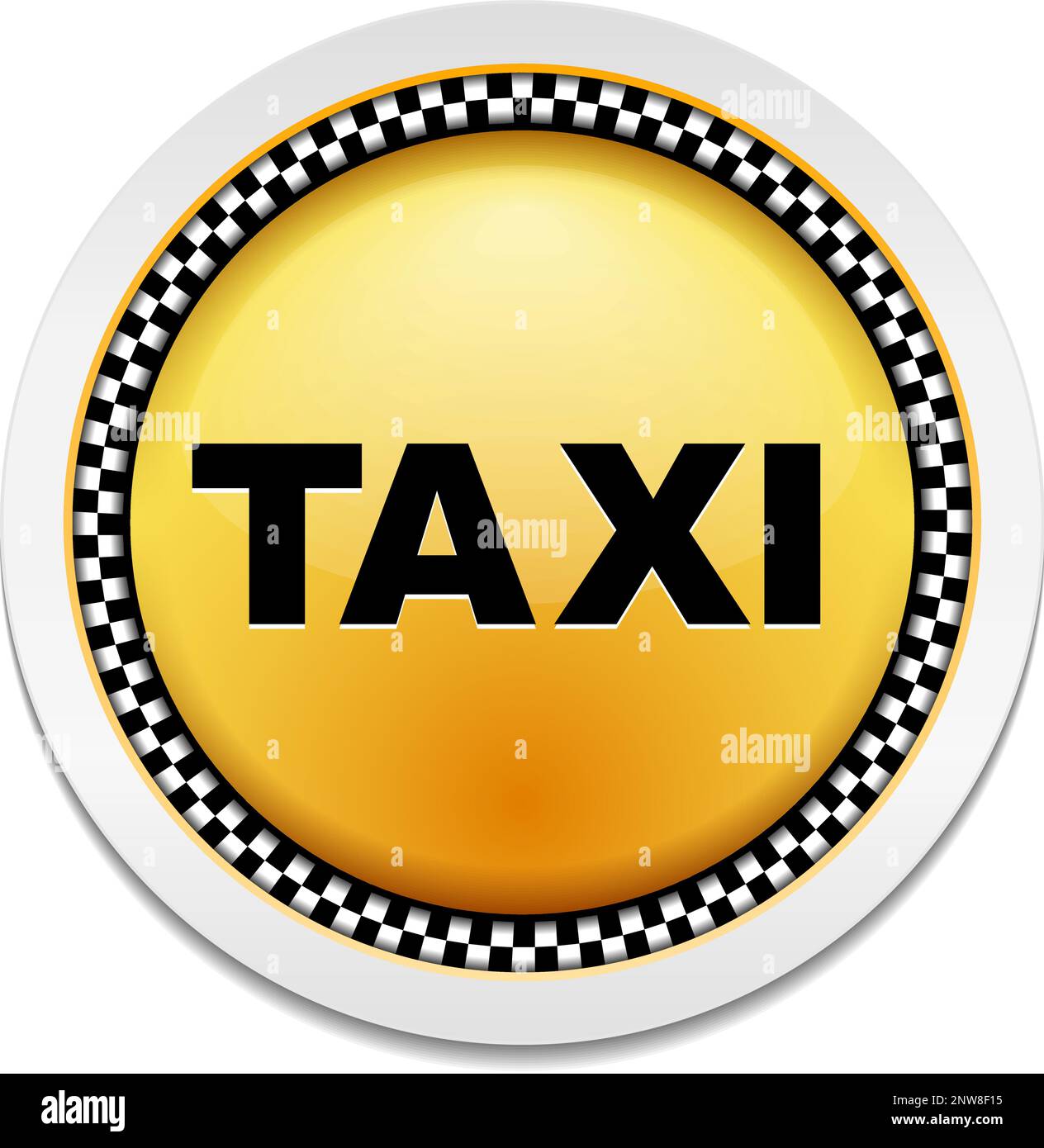 Taxi Sign, vector eps10 illustration Stock Vector Image & Art - Alamy