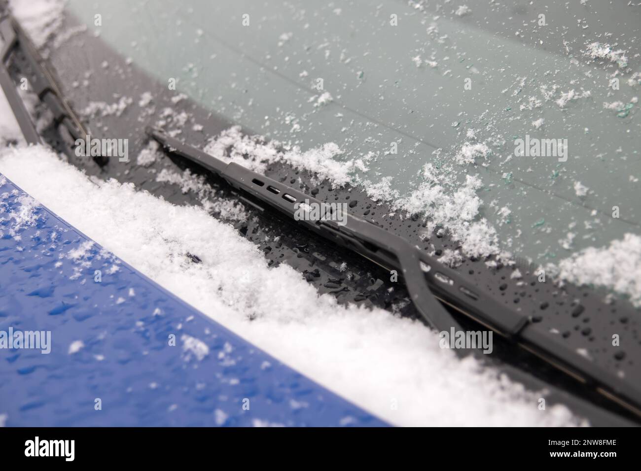Windshield hood car in ice hi-res stock photography and images - Alamy
