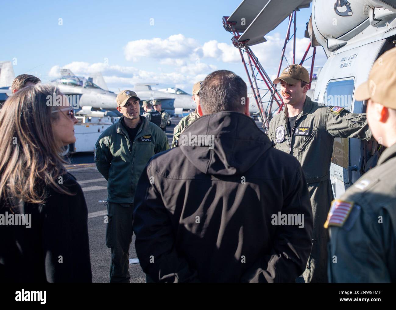 230203-N-FM230-1211 PIRAEUS, Greece (Feb. 3, 2023) Lt. Ben Hopper, a ...
