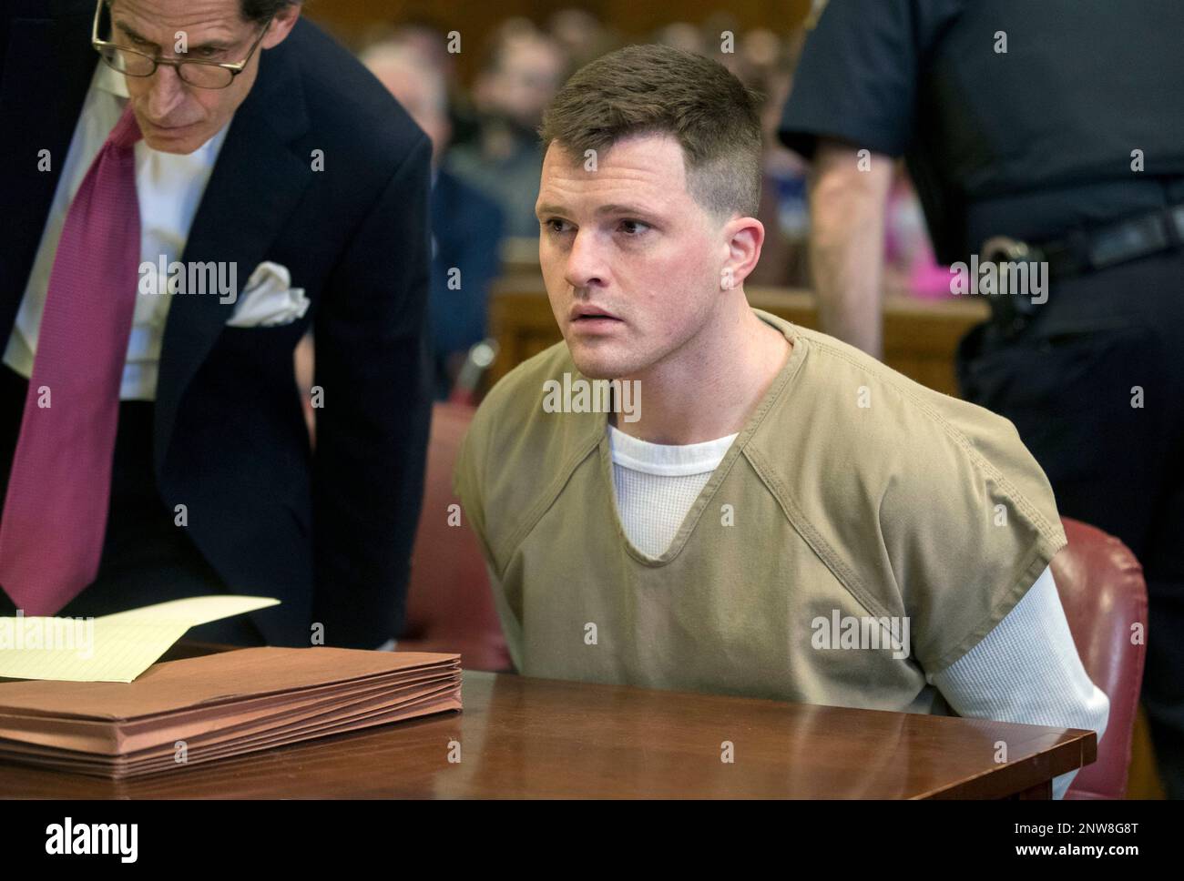 James Rackover awaits sentencing in front of Judge James Burke at ...