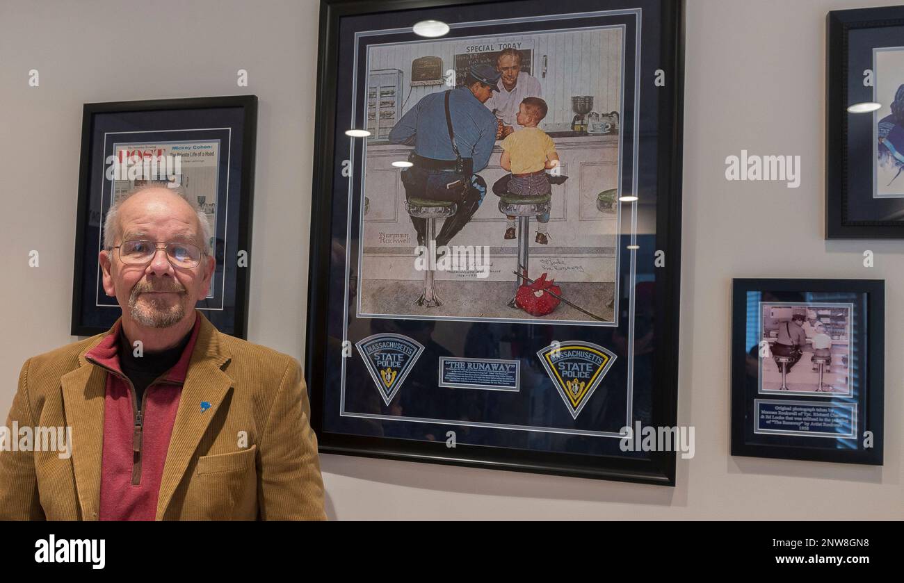 In this Sunday, Dec. 2, 2018 photo, Ed Locke, the model for the boy in ...