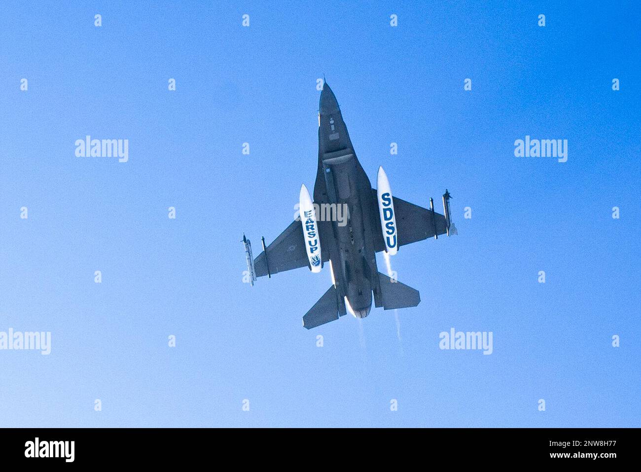 An F-16 Fighting Falcon from the 114th Fighter Wing takes off from Joe ...