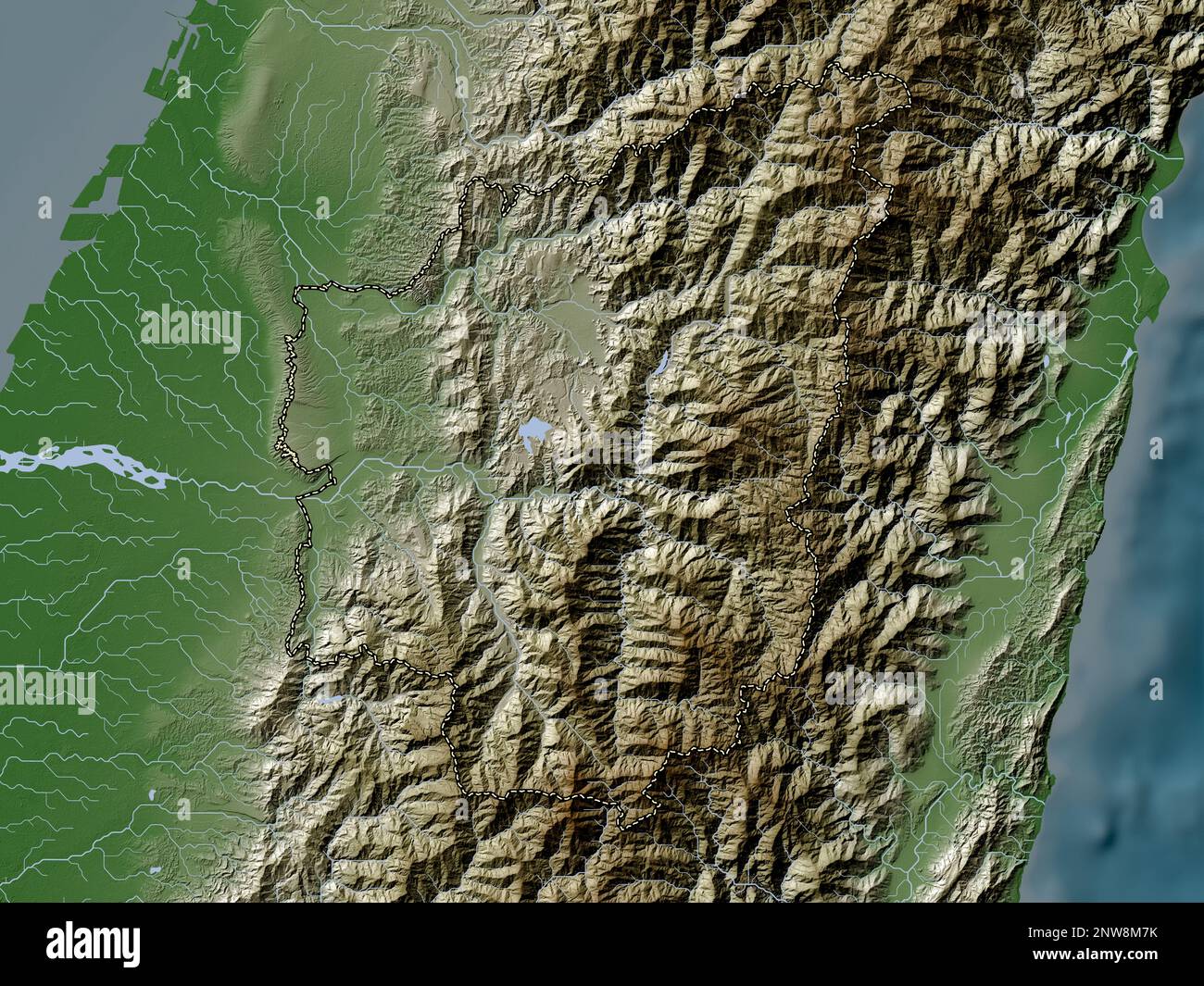 Taiwan Elevation Map