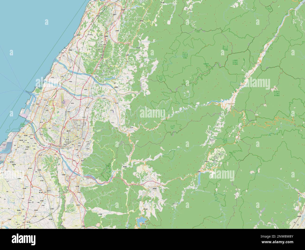 Taichung map hi-res stock photography and images - Alamy