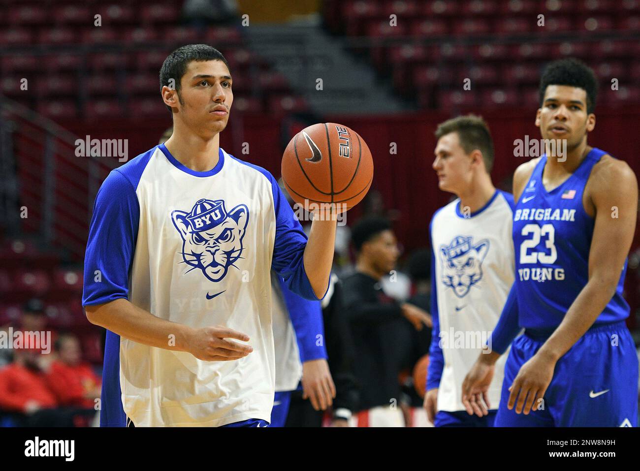 NORMAL, IL - NOVEMBER 28: Brigham Young Cougars guard Rylan Bergersen ...