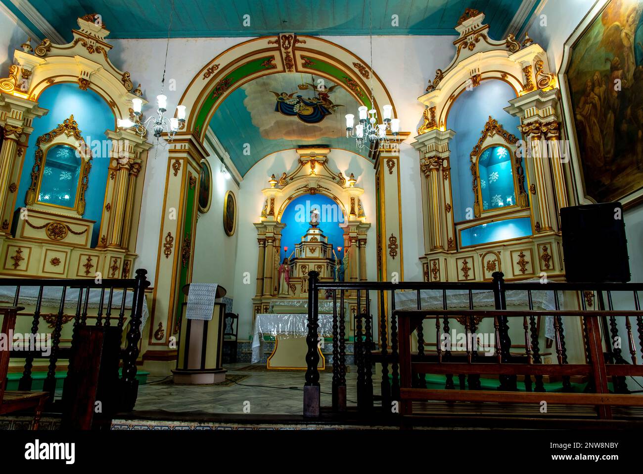 Valenca, Bahia, Brazil - September 10, 2022: Internal view of the ...