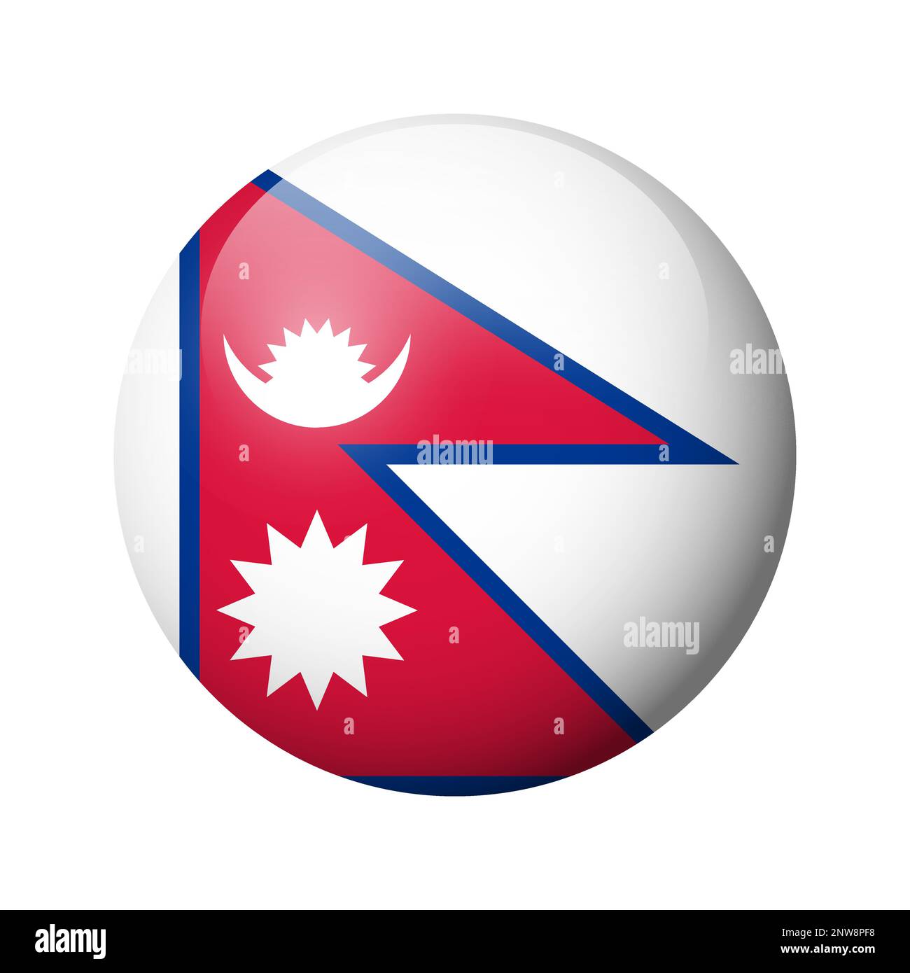 Nepal flag - glossy circle badge. Vector icon Stock Vector Image & Art ... Nepal flag - glossy circle badge. Vector icon Stock Vector Image & Art ...
