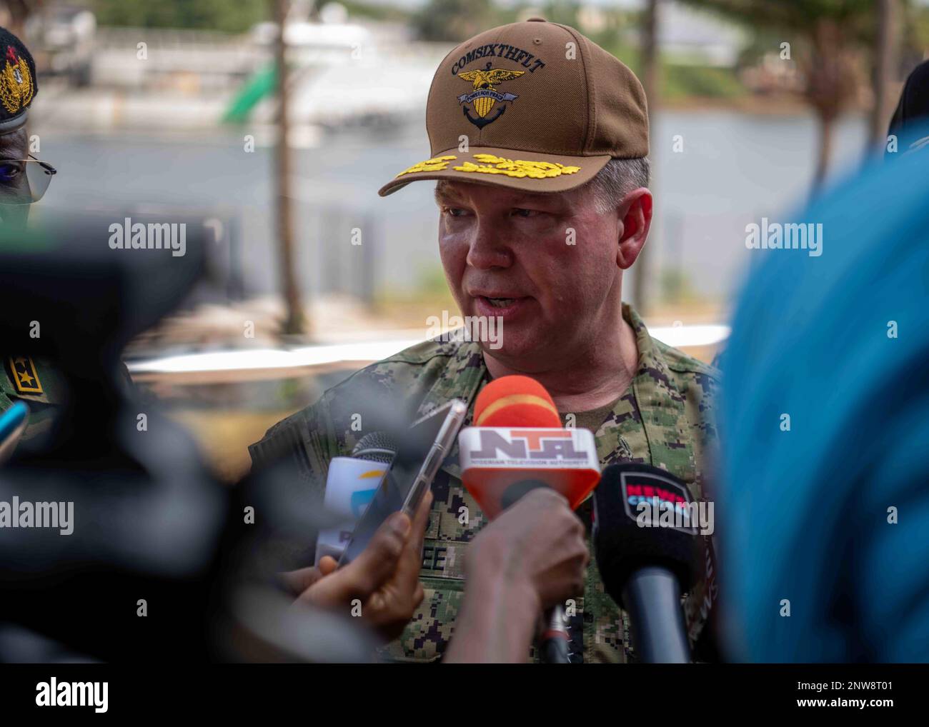 230126-N-DK722-1014 (Jan. 26, 2023) LAGOS, Nigeria – U.S. Navy Vice Adm ...