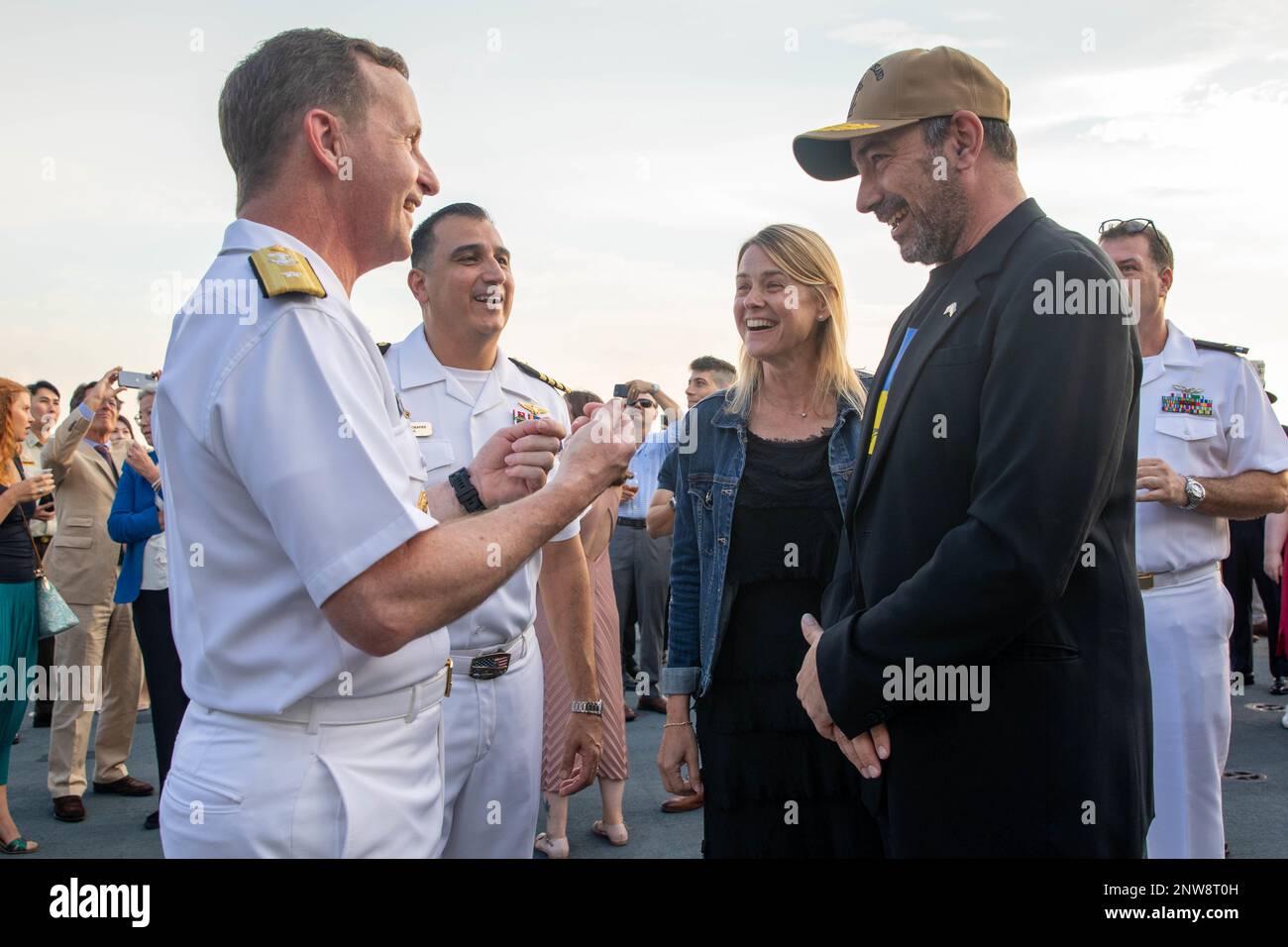 Rear Adm. Mark Melson, commander, Logistics Group Western Pacific/Task ...