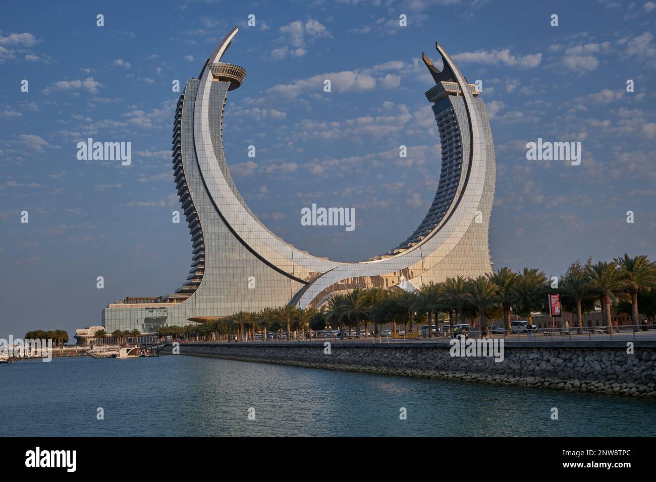 Katara Hospitality Tower, or Lusail Katara Hotel North Tower in Lusail ...