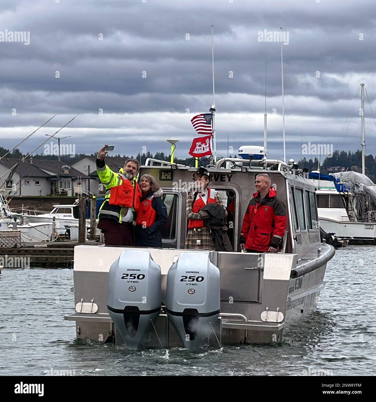 The U.S. Army Corps of Engineers christened a new survey vessel named ...