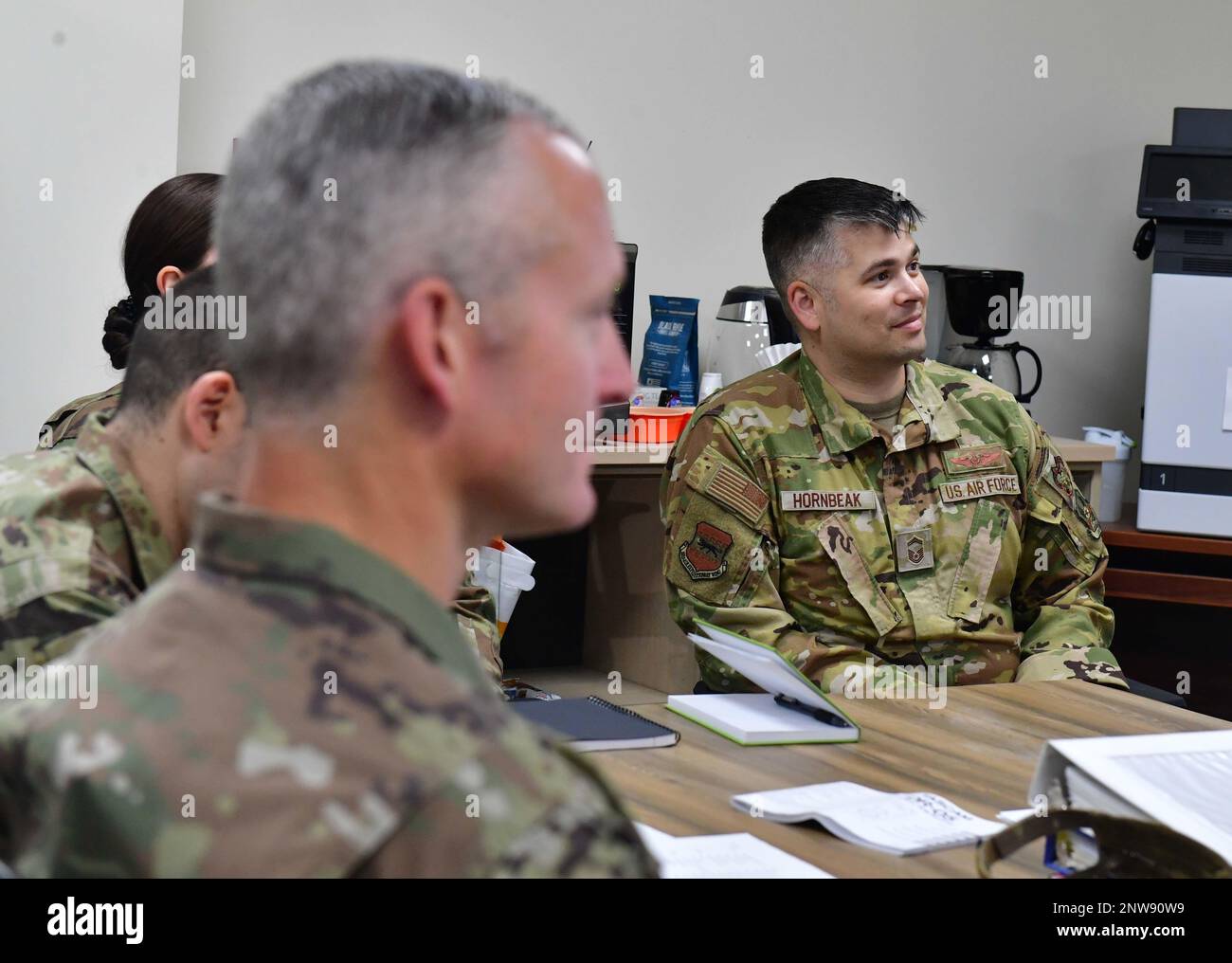 U.S. Air Force Brig. Gen. Ryan Messer, commander of the 332d Air ...