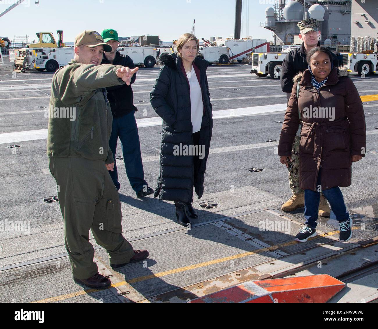 Lt. Ian Loomis, from Ottumwa, Iowa, assigned to the first-in-class ...