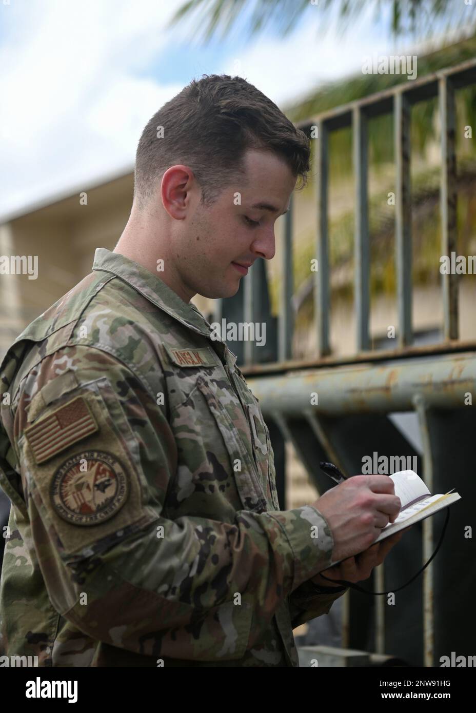 U.S. Air Force 1st Lt. Colin Zavislak, lead member of the Project Arc ...