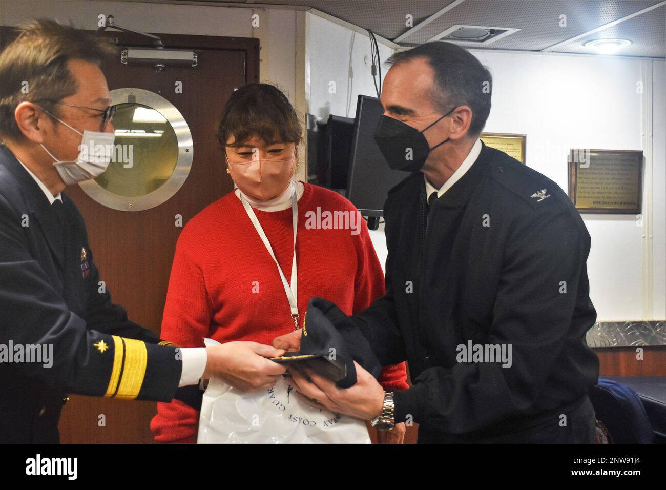 OTARU, Japan (February 7, 2023) Haginaka Hiroki, Chief of the Japanese ...