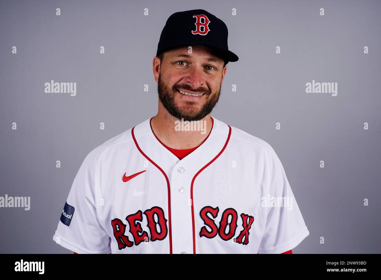 This is a 2023 photo of relief pitcher Ryan Brasier of the Red Sox ...