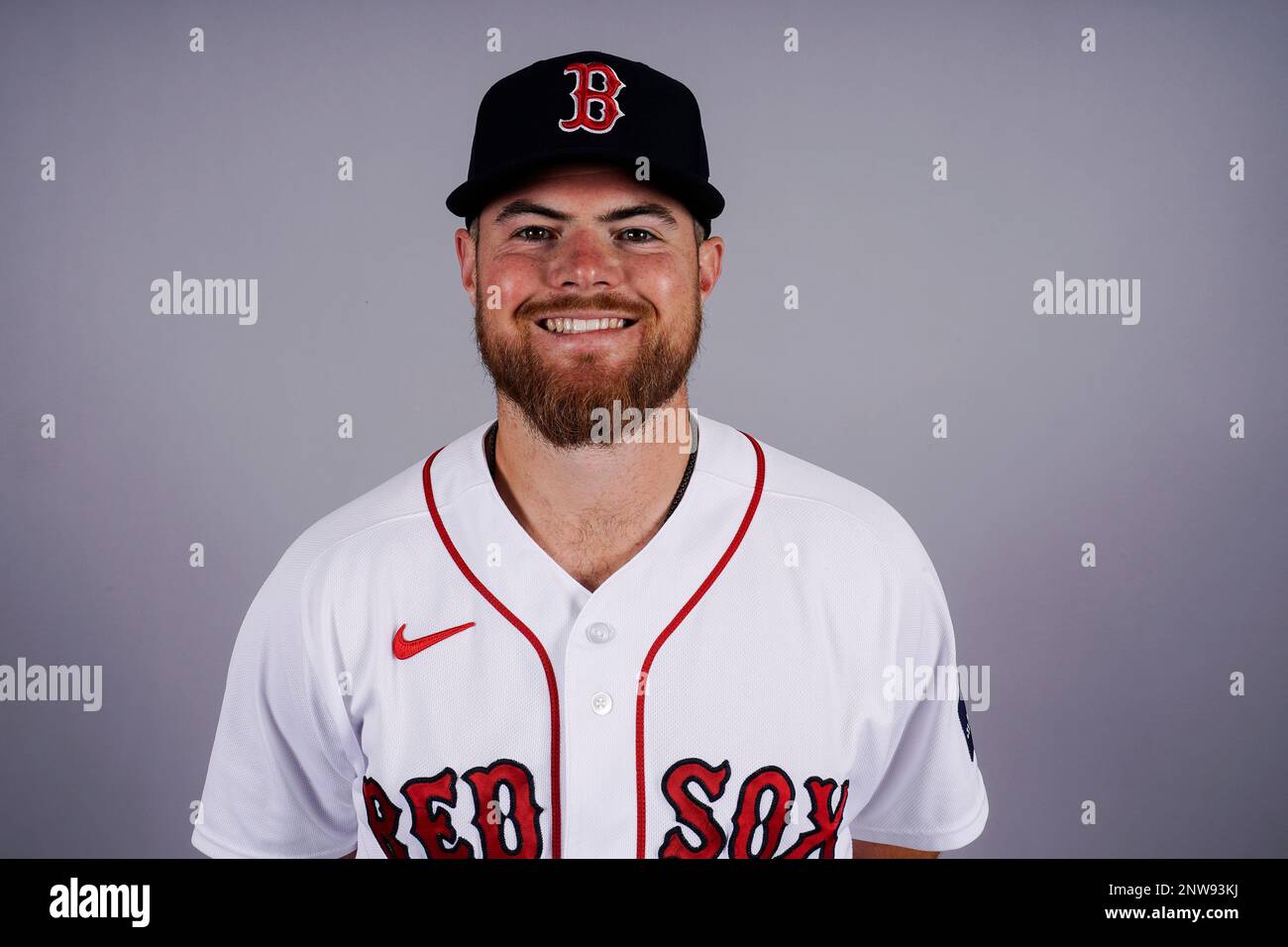 This is a 2023 photo of second baseman Christian Arroyo of the Red Sox ...