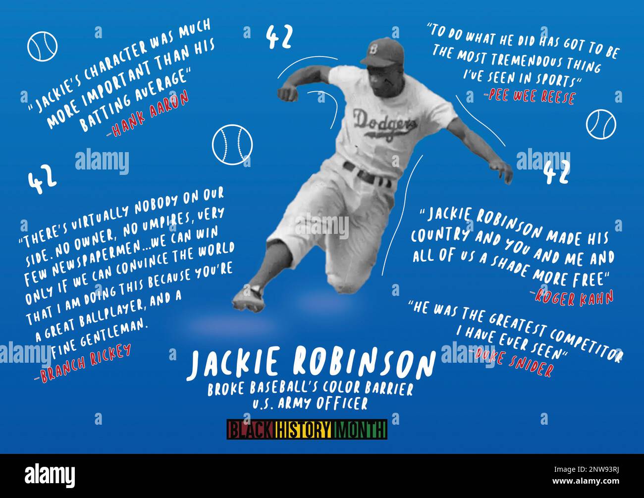 Jackie robinson army hi-res stock photography and images - Alamy